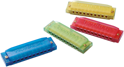 Hohner Harmonica Translucent Colorful C major – Musik-Ebert Gmbh